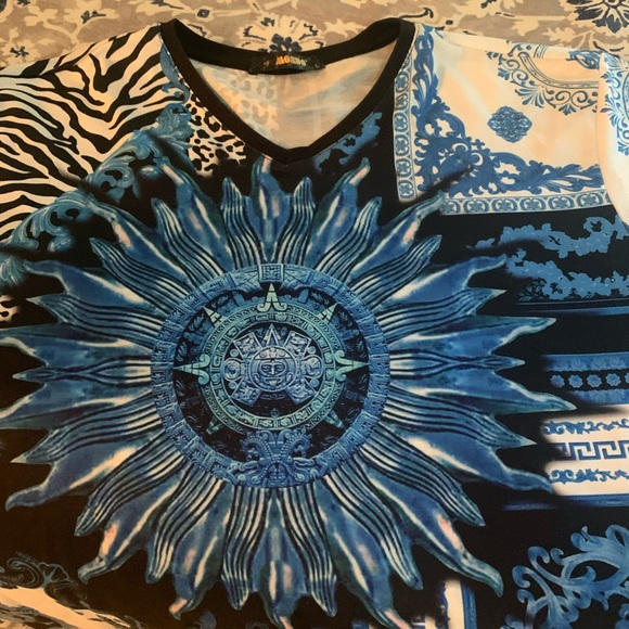 Mondo. | Shirts | New Miami Designer District Mondo Mens Club Wear Beautiful Material With Style ...